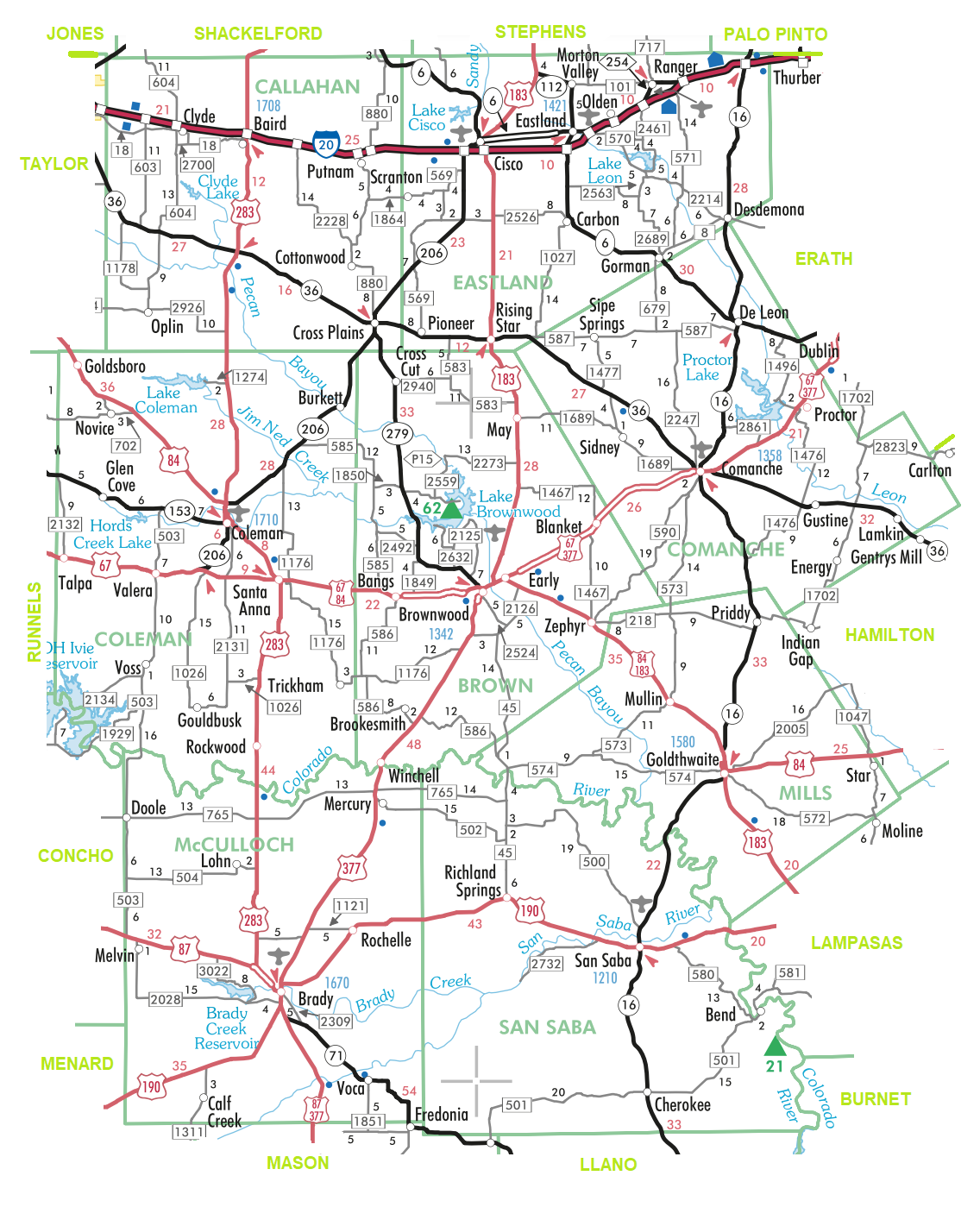 Texas Counties Map With Names East Texas Maps, Maps Of East Texas
